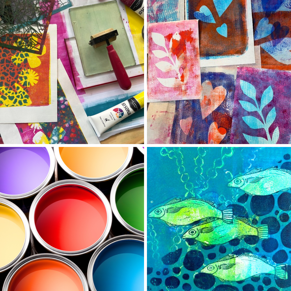 Gelli Printing Masterclass - Printmaking Workshop | Little Lane Workshops | Sydney Creative Art ...