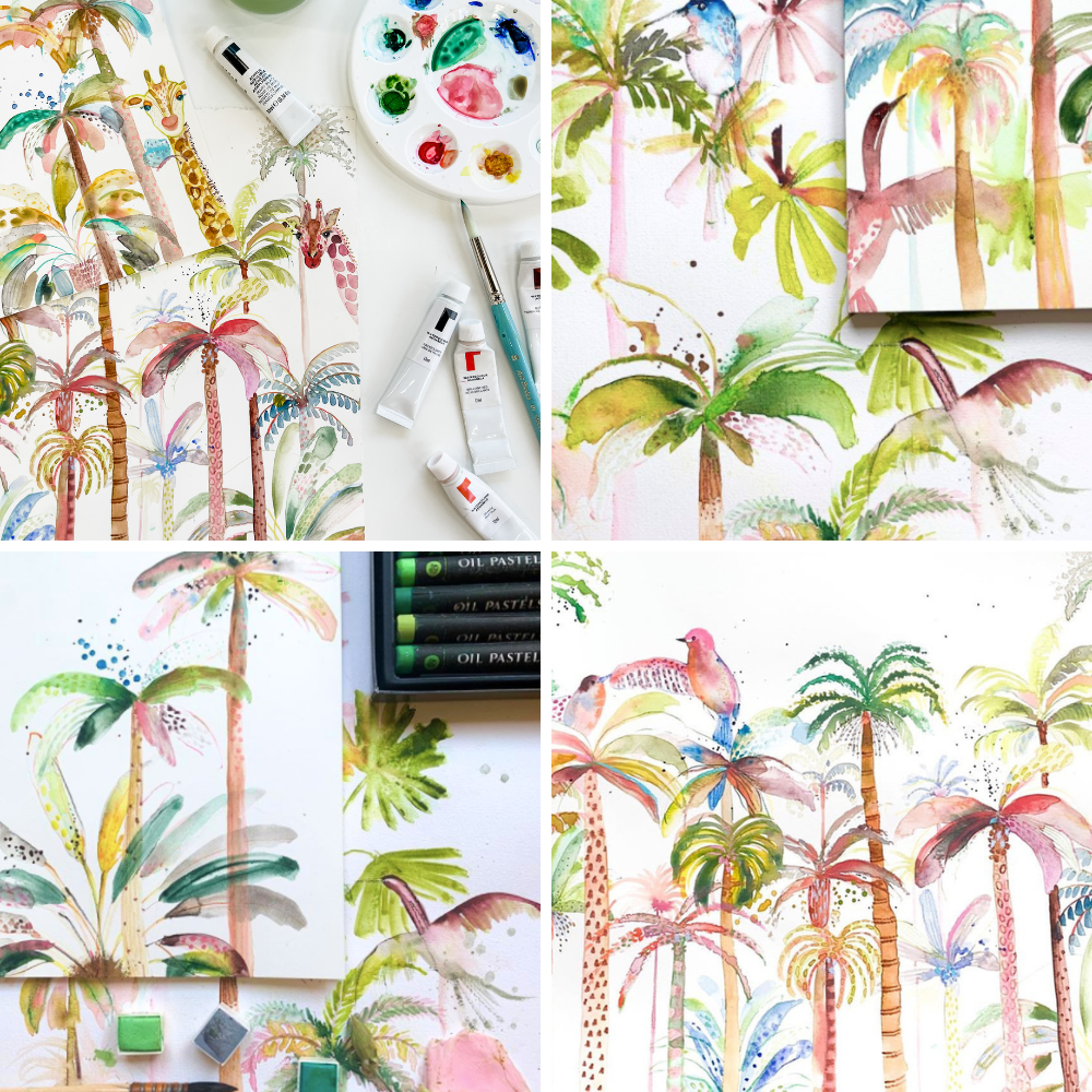 TROPICAL WATERCOLOUR WORKSHOP | Little Lane Workshops | Sydney Creative ...